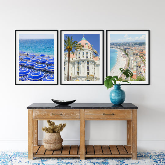 Cote d'Azur Gallery Wall | Fine Art Photography Print Set – Natasha ...